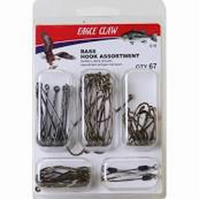 67-Pc. Bass Fish Hook Assortment, 1-3/8 In. - True Value Hardware