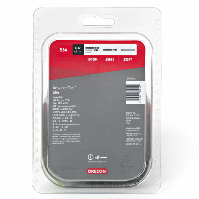 Chainsaw Chain, 91VG Low-Profile Xtraguard Premium C-Loop, 18 In ...