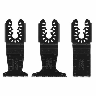 3-Pc. Dual Interface Universal Oscillating Wood Blade Kit, Fine Cut ...