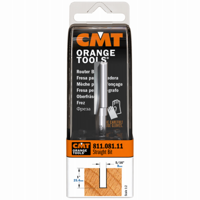 Solid Carbide Straight Router Bit, 1/4 In. Shank, 5/16 In. Diameter for ...