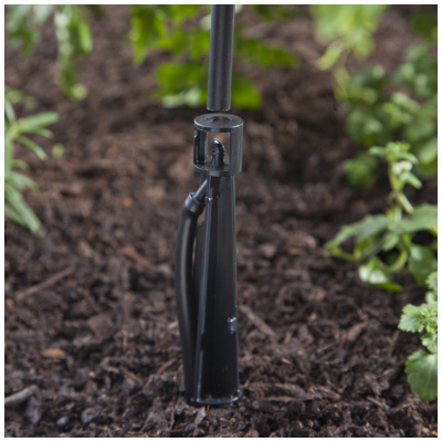 Sprinkler Stake, 4 in. Riser, Plastic, 8-In. 3-Pack - True Value Hardware