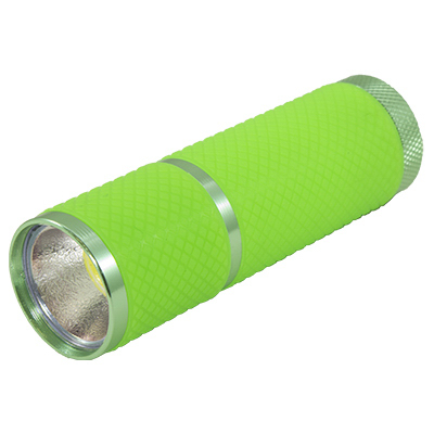 COB LED Flashlight, Rubber Grip, Assorted Colors, 3 AAA Batteries ...