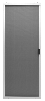 Breezeway Sliding Patio Screen Door, Bronze Steel, Adjustable Height ...