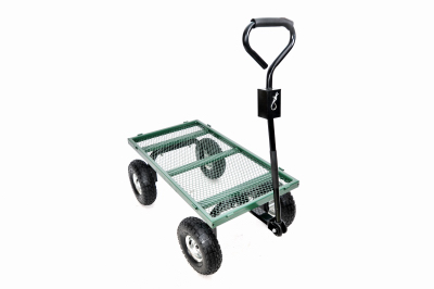 4-Wheel Garden Cart, Removable Mesh Sidewalls - True Value Hardware