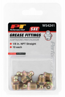 1/8 In. NPT Grease Fittings, 10-Pk. - True Value Hardware