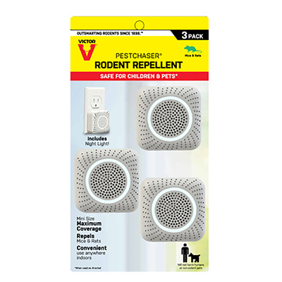 Ultrasound Rodent Pest Chaser, Mini, 3-Pk. - True Value Hardware