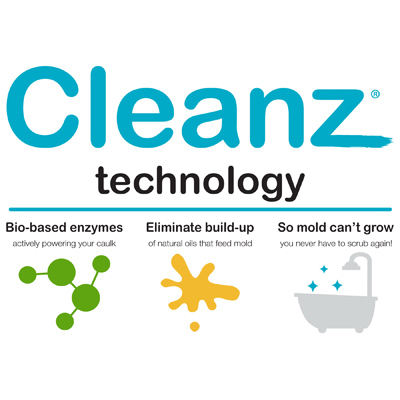 CleanSeal Enzyme Caulk, White, 10.5 oz. - True Value Hardware