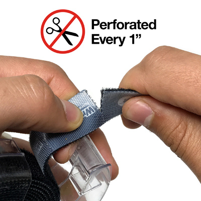 Self-Gripping Storage Strap Tape Roll, White, 6.5-Ft. - True Value Hardware