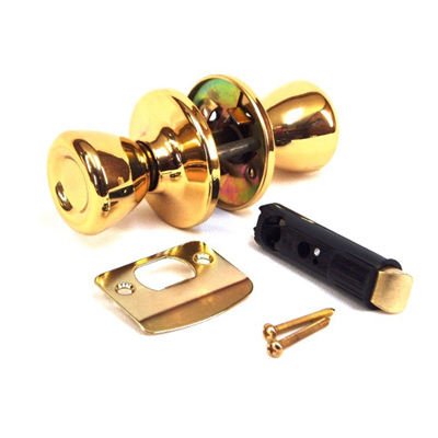 RV Interior Door Passage Lock Set, 2-3/8 In., Bright Brass - True Value ...