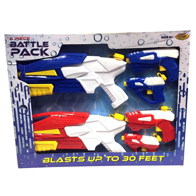 Battle Pack Water Gun Set, 6-Pc. - True Value Hardware