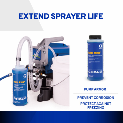 Spray Gun Pump Armor Storage Fluid Qt