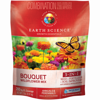 Growth Essentials Bouquet Wildflower Mix, Covers 200 Sq. Ft., 2 Lbs ...