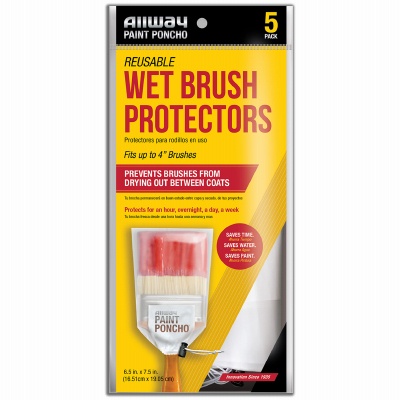 Paint Poncho Wet Paint Brush Protector, 5-Pk. - True Value Hardware