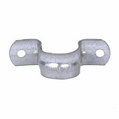 Pipe Hanger Strap, 1/2 In. Galvanized Steel - True Value Hardware
