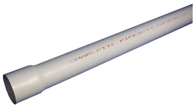 Schedule 40 DWV PVC Pipe, Well Casing, 4 In. x 20 Ft. - True Value Hardware