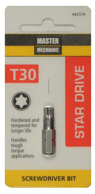 Torx T30 Insert Bit Tip, 1 In. - True Value Hardware