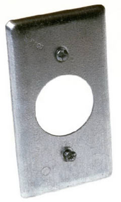 Single Receptacle Steel Handy Box Cover - True Value Hardware
