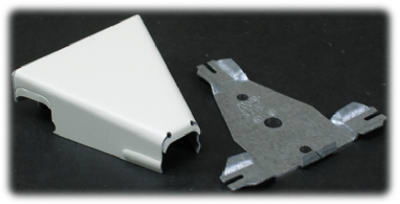 Ivory Metal Tee Wiremold - True Value Hardware