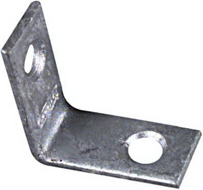Galvanized Corner Brace, 1 x 1/2 In., 4-Pk. - True Value Hardware