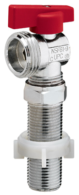 Replacement Washing Machine Hot Water Valve, Chrome Plated Brass, 1/4 ...