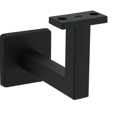 1-Pc. Reed Handrail Bracket, Matte Black - True Value Hardware