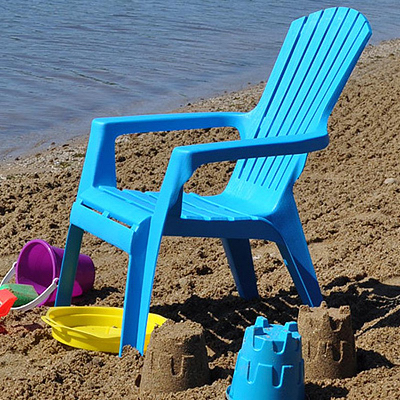 Kids' Adirondack Chair, Pool Blue - True Value Hardware