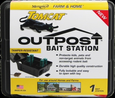 Tomcat Outpost Rodent Bait Station, Lockable - True Value Hardware