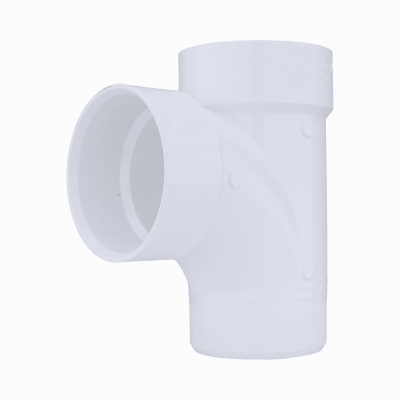 DWV Sanitary Street Tee, White, 4 In. - True Value Hardware