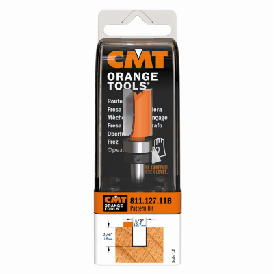 Pattern Router Bit, 1/4 In. Shank, 1/2 In. Diameter - True Value Hardware