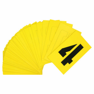 Stencil Set, 4 In. Letters & Numbers - True Value Hardware