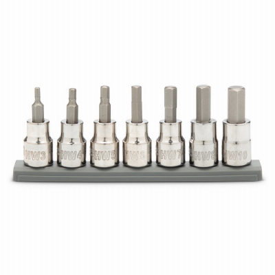 7-Pc. Metric Hex Bit Set, 3/8 In. Drive - True Value Hardware