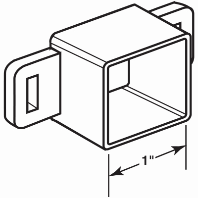 Nylon Drawer Track Back Plate, 2-Pk. - True Value Hardware