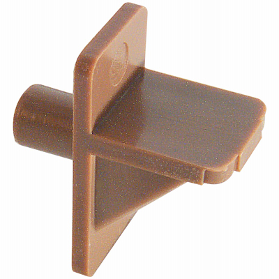 5-Lb. Shelf Support Pegs, Light Brown Plastic, 1/4 In., 8-Pk. - True ...