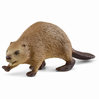 Beaver Toy Animal Figure, Brown, Ages 3 & Up - True Value Hardware