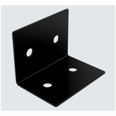 Indio Collection Decorative Heavy Angle, Black, 5 x 3-3/4 x 3-1/2 In ...