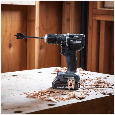 18V LXT Sub Compact Cordless Hammer Driver Drill Kit 1 2 In. Brushless Motor 2 Lithium Ion Batteries Charger Case