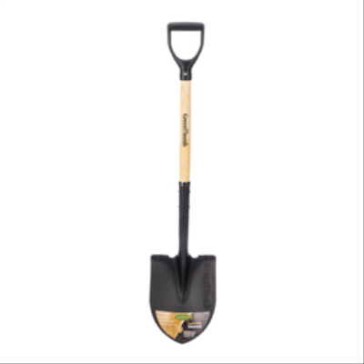 Round Point Garden Shovel, Wood D-Handle - True Value Hardware