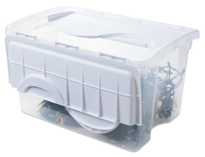 Storage Box, Hinged Lid, 48-Qt. - True Value Hardware