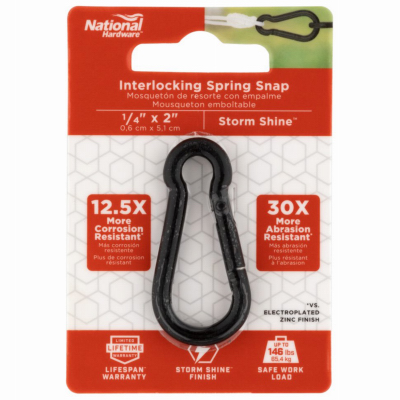 Interlocking Spring Snap, 1/4 In. - True Value Hardware