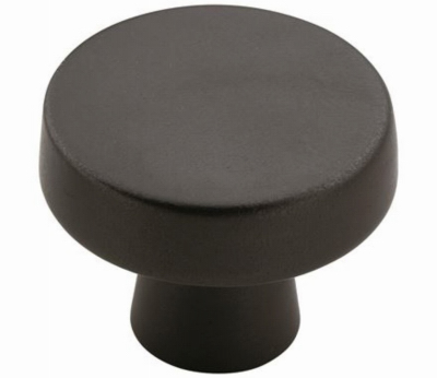 Blackrock Cabinet Knob, Black Bronze, 1-5/16 In. - True Value Hardware