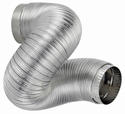 Rigiflex Clothes Dryer Transition Duct, Quick Connect, 4 In. x 2 Ft ...