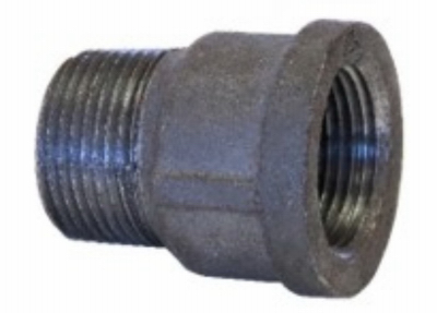 4 x 3 In. Reducing Pipe Coupling, Black - True Value Hardware