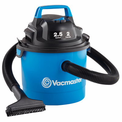 Wall-Mount Compact Wet/Dry Vac, 2 Peak HP, 2.5 Gallons - True Value ...