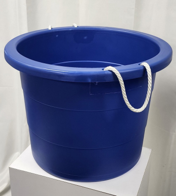 Rope-Handle Utility Tub, Black, 17-Gallons - True Value Hardware