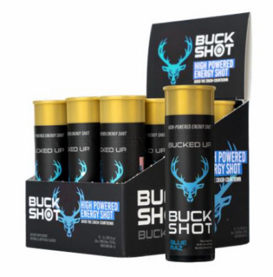 Buck Shot Energy Shot, Blue Raz - True Value Hardware