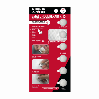 Snap N Patch Dry Wall Hole Repair Kit, Up to 30 Holes - True Value Hardware