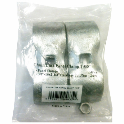 Chain Link Fence Panel Clamp Set, 1-5/8 In. - True Value Hardware
