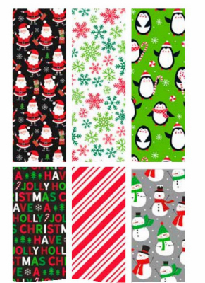 Christmas Wrapping Paper, Assorted Children's Designs, 35 Sq. Ft ...