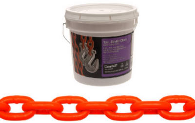 Tow Chain, Hi-Viz Orange, 5/16 x 124 In. - True Value Hardware