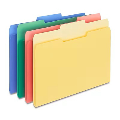 File Folders, Assorted Colors, 24-Pk. - True Value Hardware